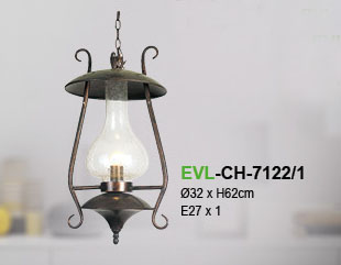 โคมไฟห้อย EVL-CH-7122/1 | VRS Lighting