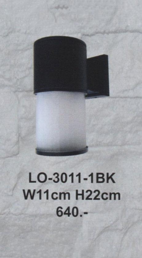 โคมไฟผนัง LO-3011-1-BK | VRS Lighting