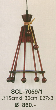 โคมไฟห้อย SCL-7059-1 | VRS Lighting