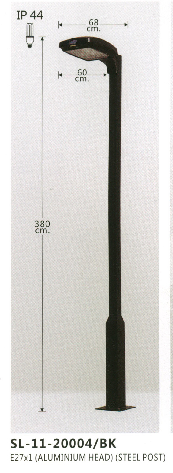 เสาไฟสนาม SL-11-20004-BK | VRS Lighting